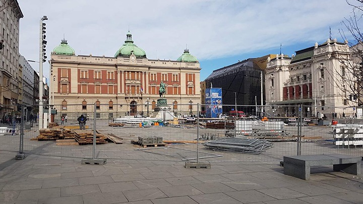 "ĐUBRE GRADA" Kako izgleda Vesićev Trg republike? | Beograd | Direktno