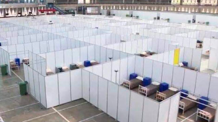 KAO U VOJSCI Kućni red privremene bolnice "Sajam" | Korona | Direktno