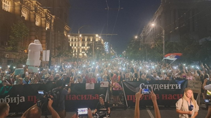 U Beogradu danas 15. protest "Srbija protiv nasilja" | Beograd | Direktno